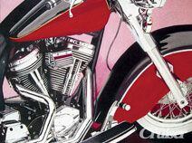 Wayne Houff Art - Behind Bars Hopper | Motorcycle Cruiser