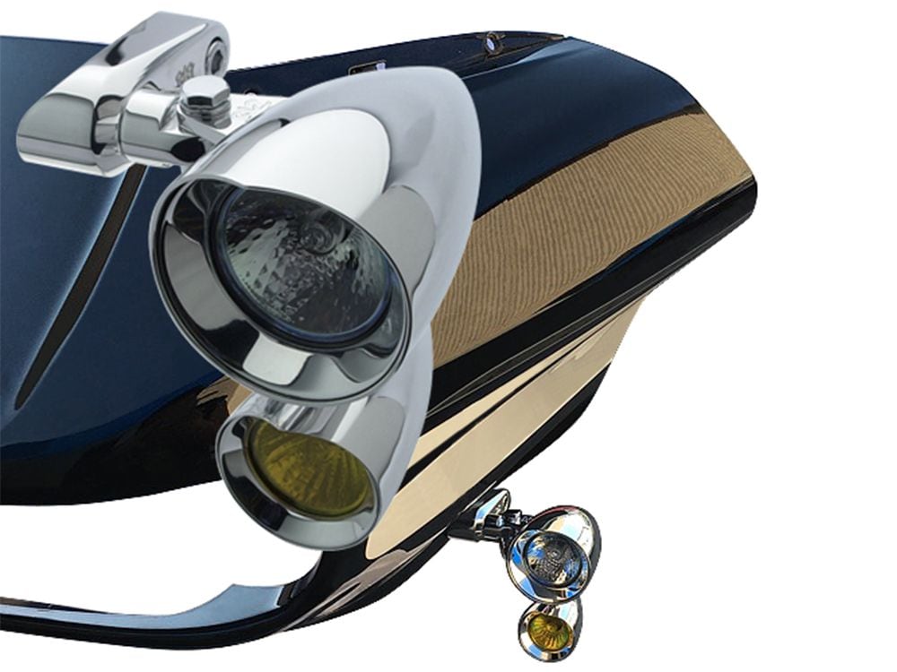 Headwinds 2” Spotlight/Turn Signal Kit for H-D Road Glide | Motorcycle ...