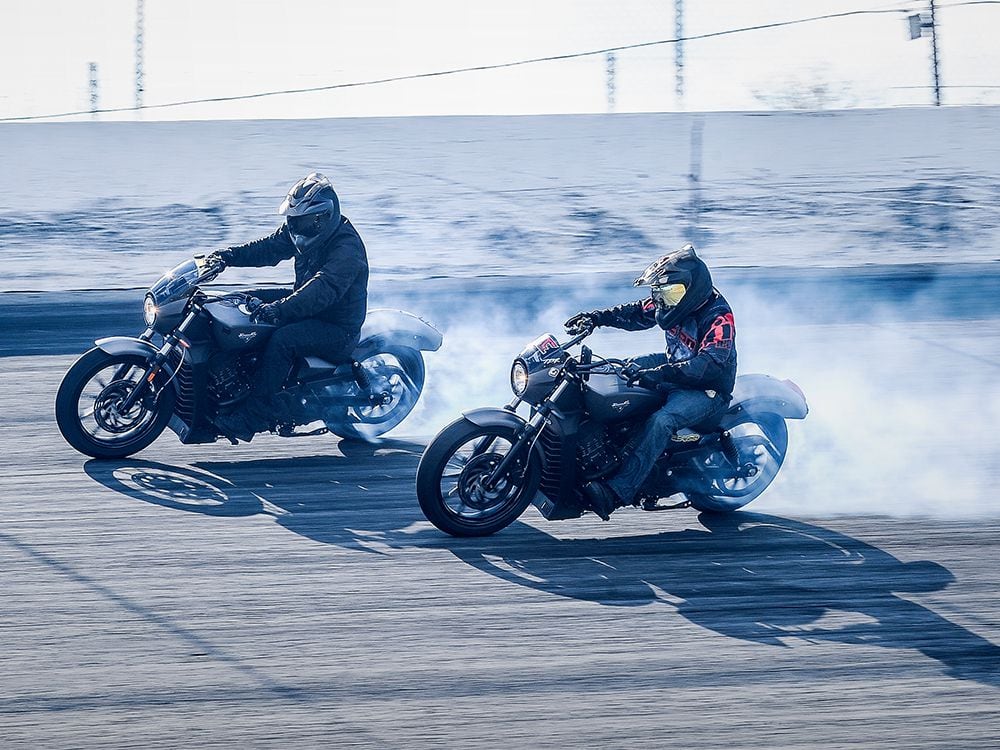 Motorcycle Burnout World Record | Motorcycle Cruiser