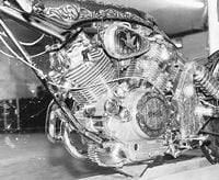 John Reed's Show-Stopping Custom Engraved Yamaha Virago | Motorcycle ...