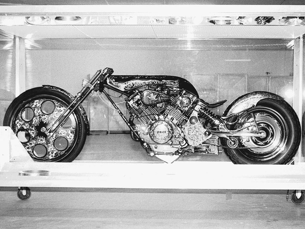 John Reed's Show-Stopping Custom Engraved Yamaha Virago | Motorcycle ...