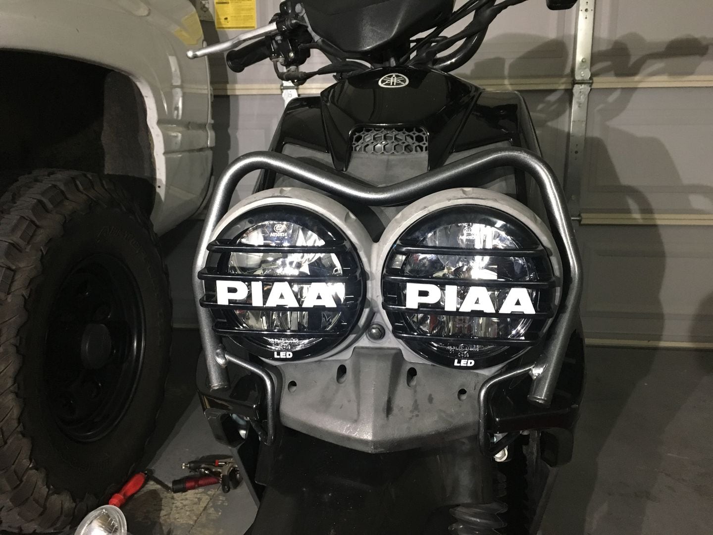 PIAA LED Headlight Installation | LP550 5" Driving Lights | Motorcycle ...
