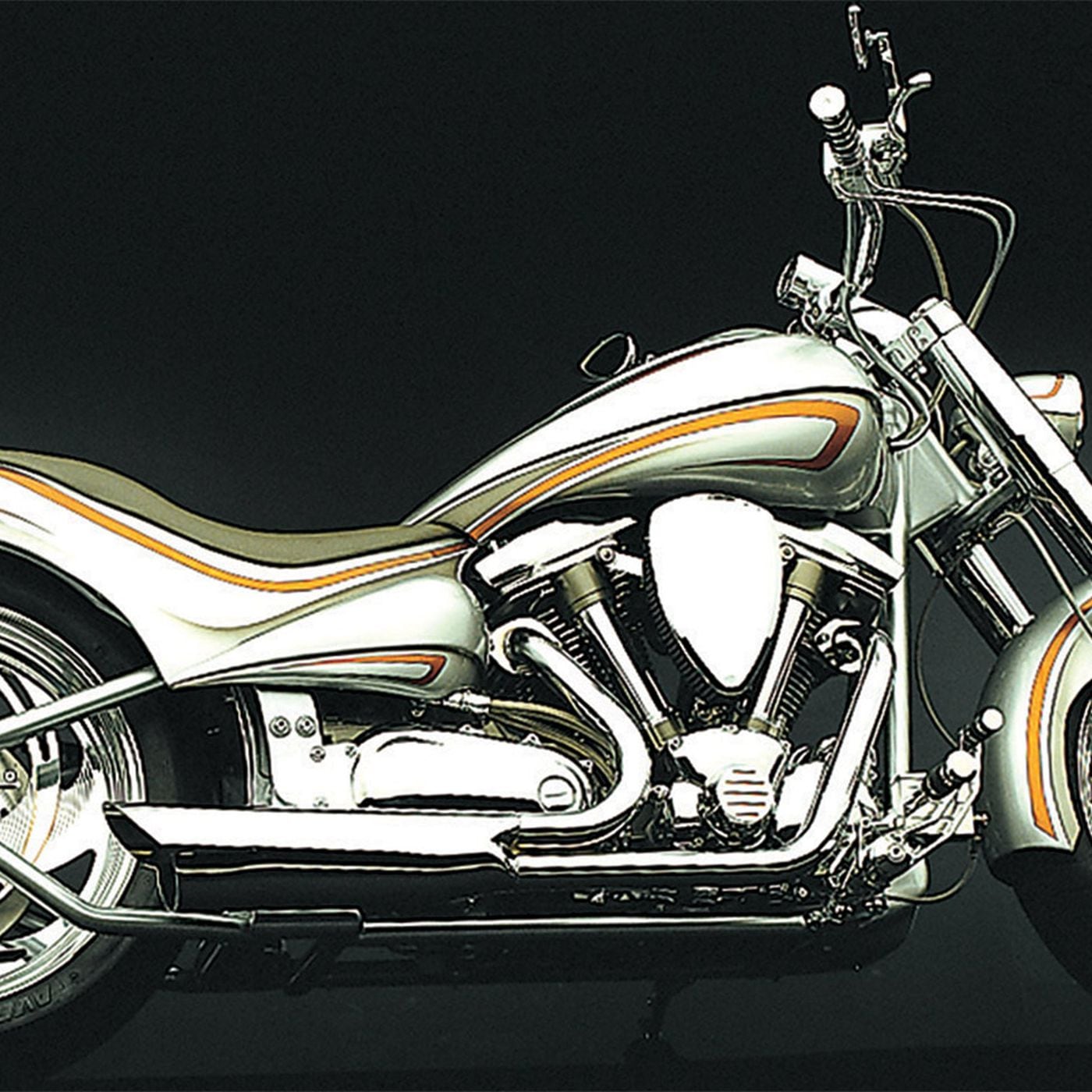 A Custom Yamaha Road Star That Is Shooting For The Stars | Motorcycle ...