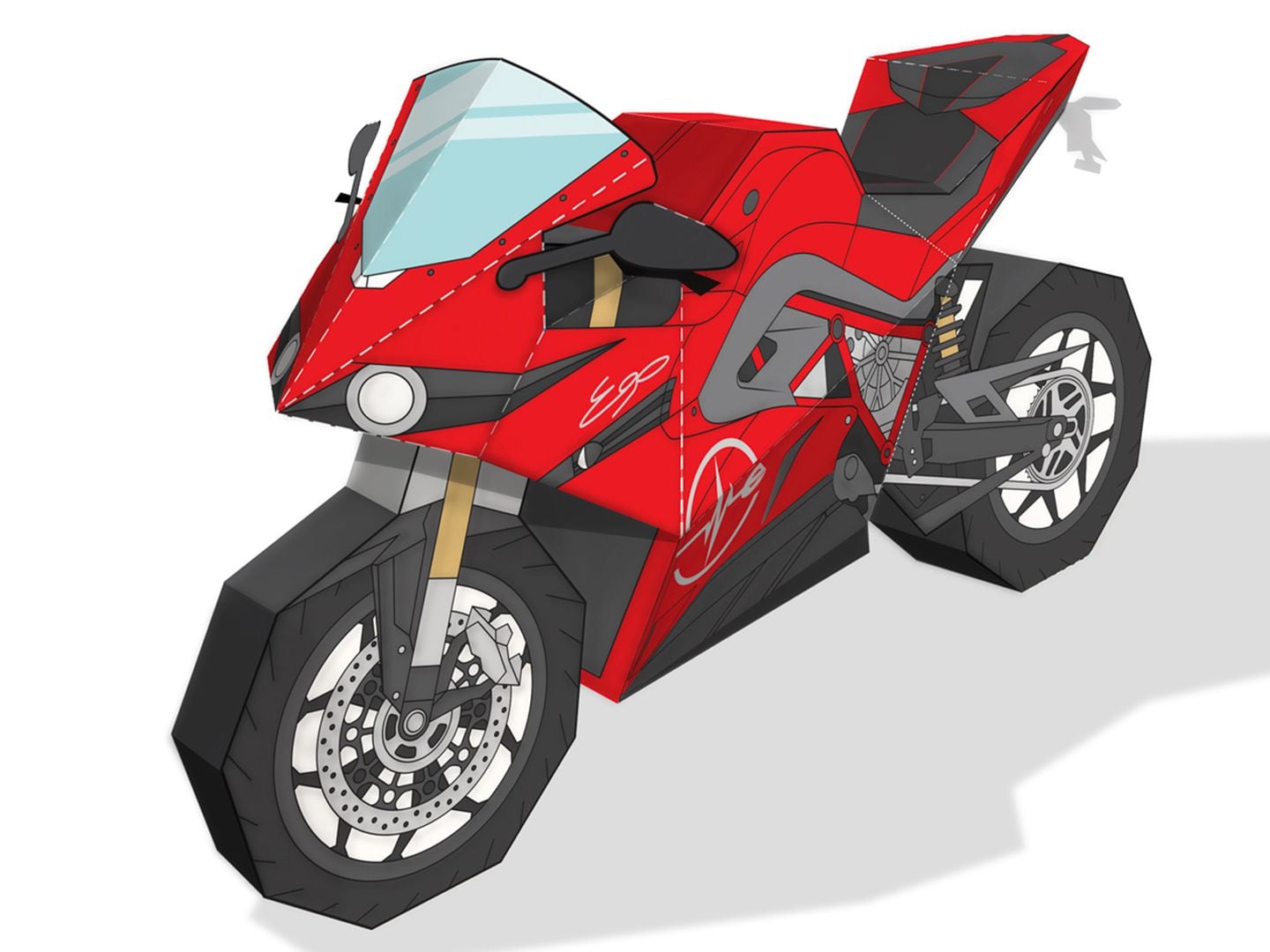 Make Your Own Paper Motorcycle! | Motorcycle Cruiser