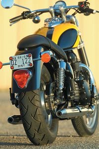 First Ride Review Of The 2003 Triumph Speedmaster | Motorcycle Cruiser