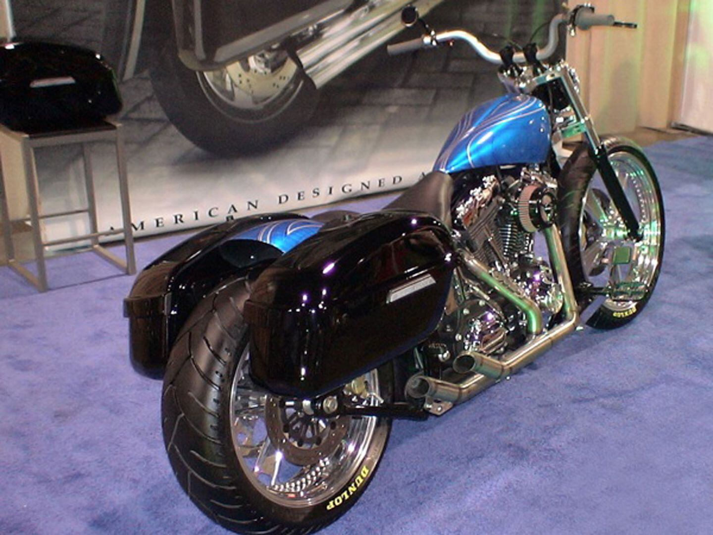 Jesse Rooke Debuts Hardstreet Softail Bagger at 2011 SEMA Show in Las ...