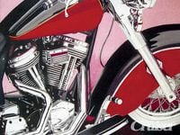 Wayne Houff Art - Behind Bars Hopper | Motorcycle Cruiser